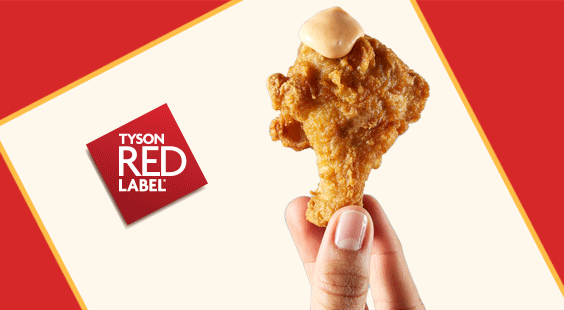 Create Confidently with Tyson Red Label® Products
